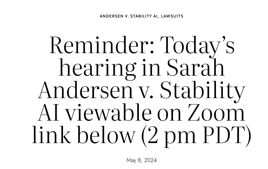 Andersen v. Stability AI – Page 2 – Chat GPT Is Eating the World